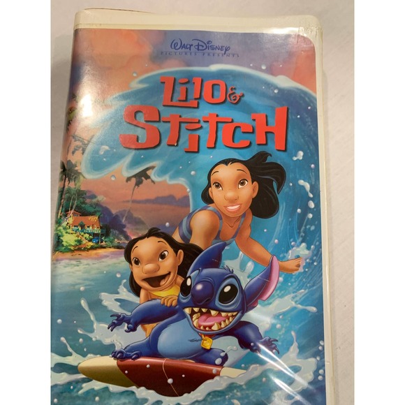 Walt Disney | Media | Lilo Stitch Vhs Movie Vcr Video Tape Used Walt ...